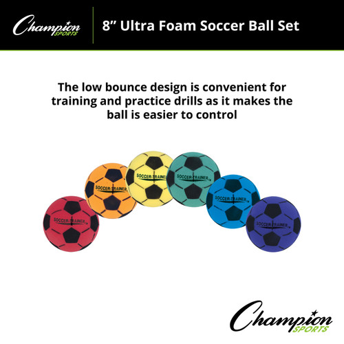 8" ULTRA FOAM SOCCER BALL SET - Champion Sports