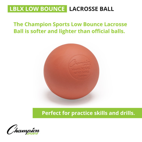 LOW BOUNCE LACROSSE BALL - Champion Sports