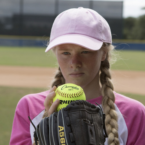11" SYNTHETIC LEATHER CORK CORE SOFTBALL - Champion Sports