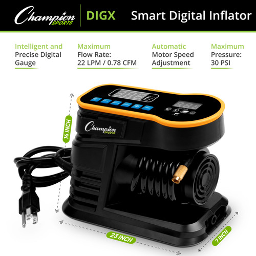 SMART DIGITAL INFLATOR PUMP - Champion Sports