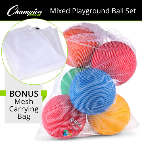 MIXED PLAYGROUND BALLS SET - Champion Sports