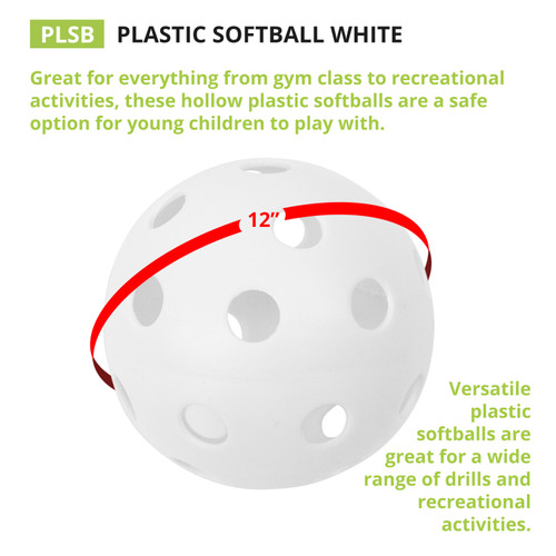 PLASTIC SOFTBALLS - Champion Sports