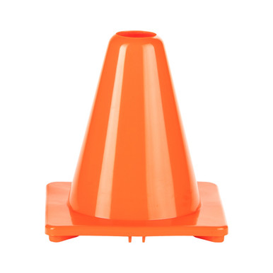 6"H HIGH-VISIBILITY FLEXIBLE VINYL CONE - Champion Sports