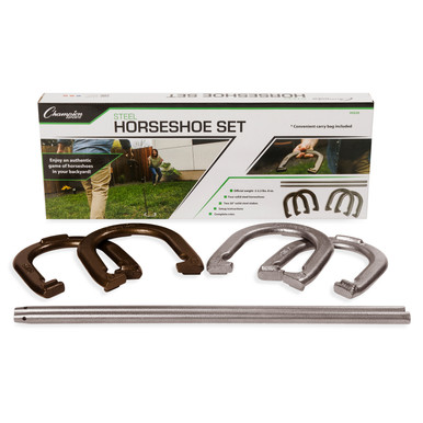 STEEL HORSESHOE SET - Champion Sports