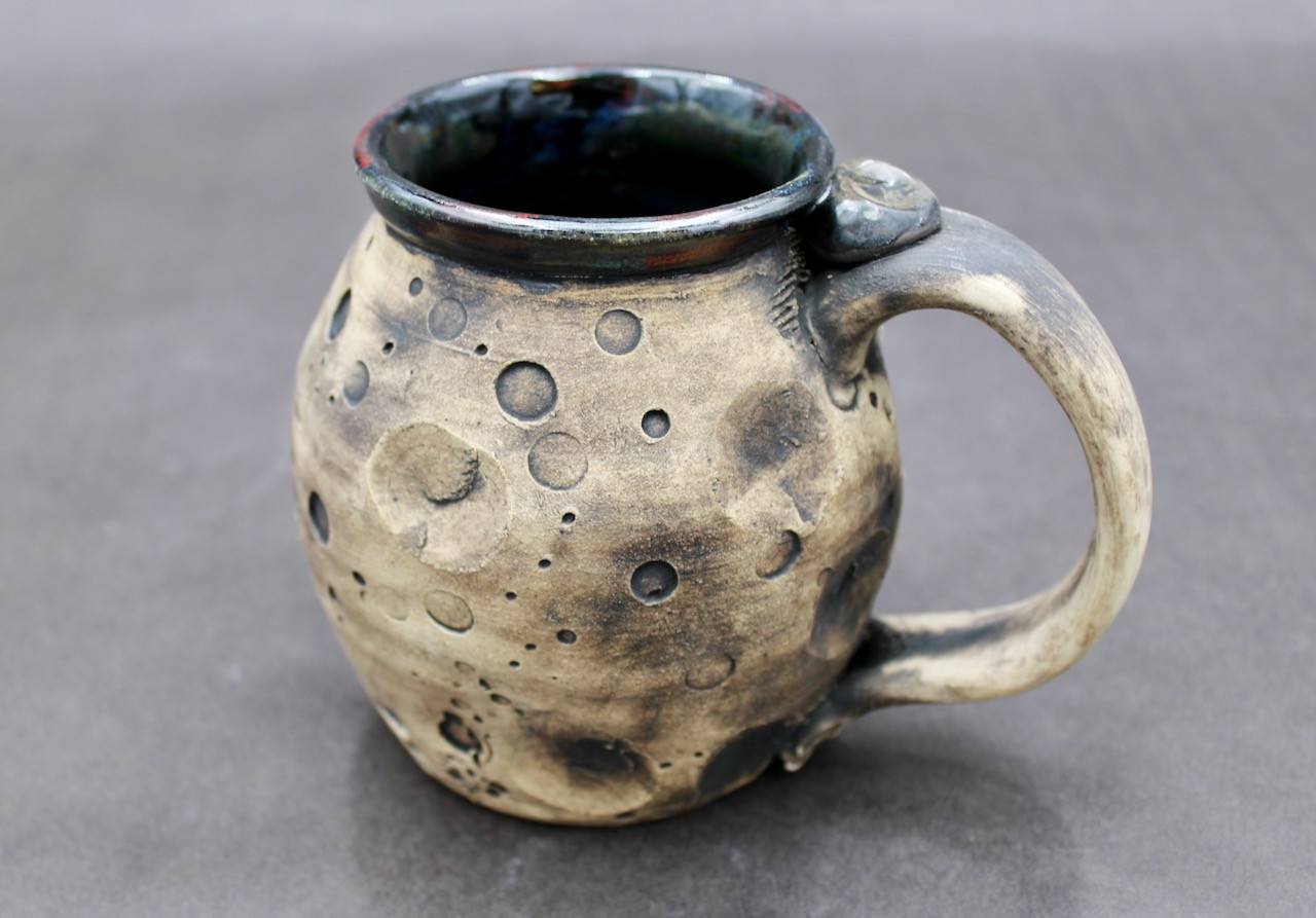Moon Mug with 24K Gold on Thumb Spot, roughly 18-20 Ounces, (SK7834 ...