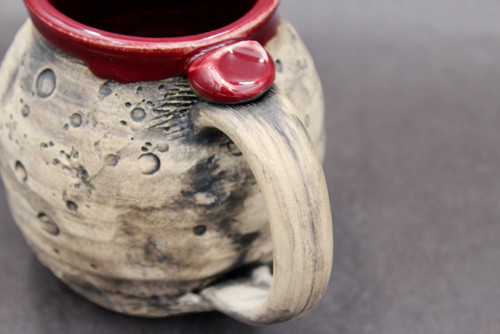 Ruby Red Moon Mug roughly 14-16oz size, (SK8173) - Cosmic Mugs