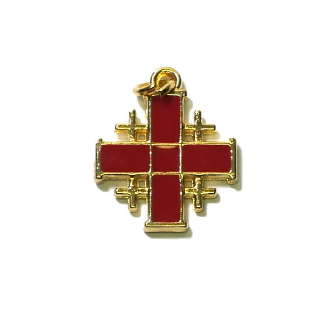 Jerusalem Cross with Enamel Inlay - Legacy Icons