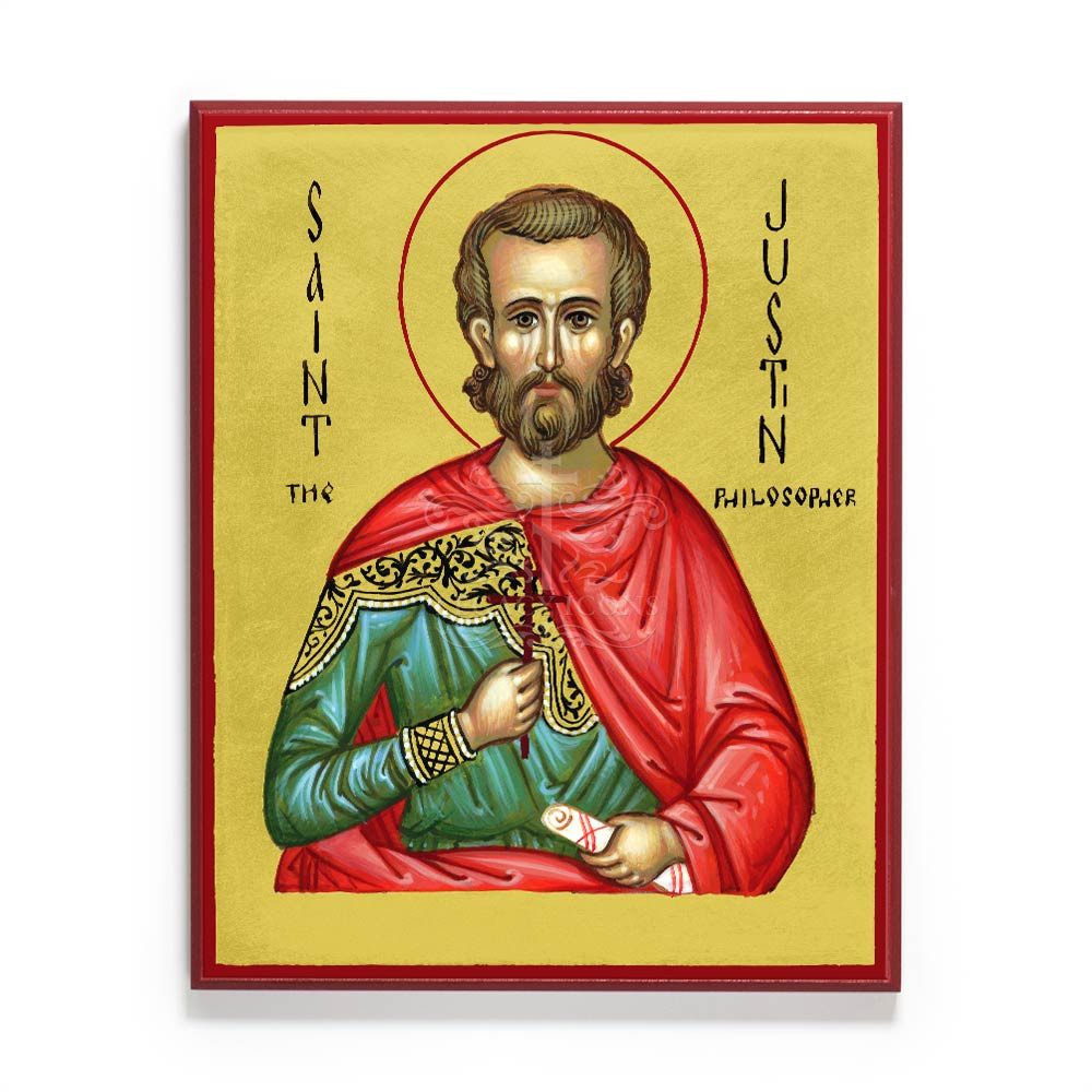 Icon of Saint Justin Martyr the Philosopher by Legacy Icons