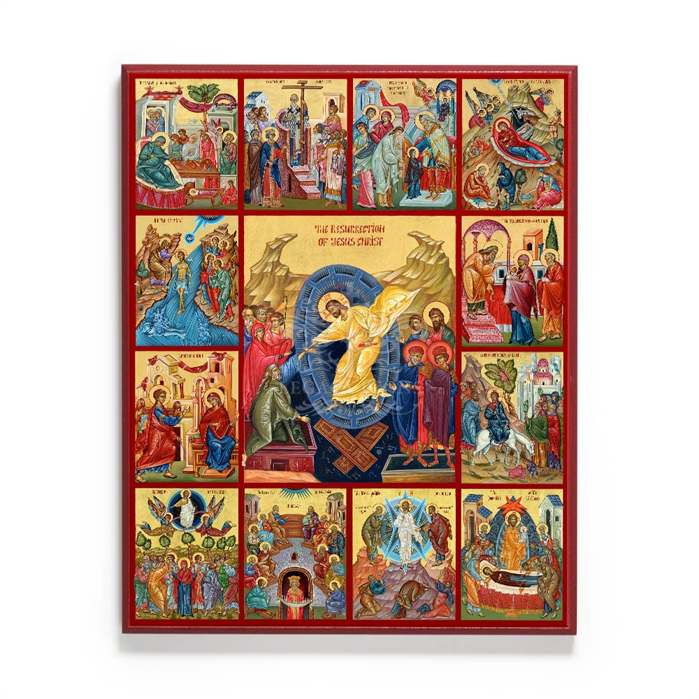 12 Great Feasts Orthodox Icon | Legacy Icons