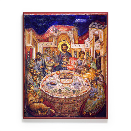 Last Supper (Mystical Supper) Orthodox Icon | Legacy Icons