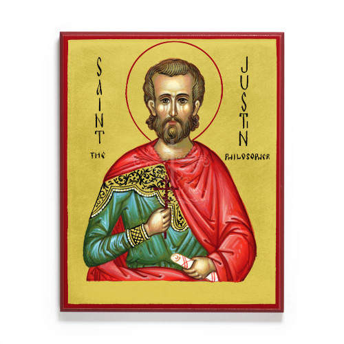 Icon of Saint Justin Martyr the Philosopher by Legacy Icons
