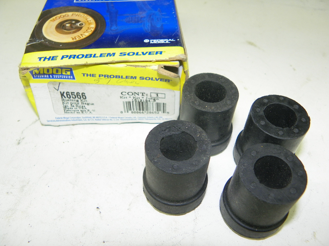 New Moog K6566 Bushing Kit NORS Made in USA | Old Car Parts NW (ocpnw.com)