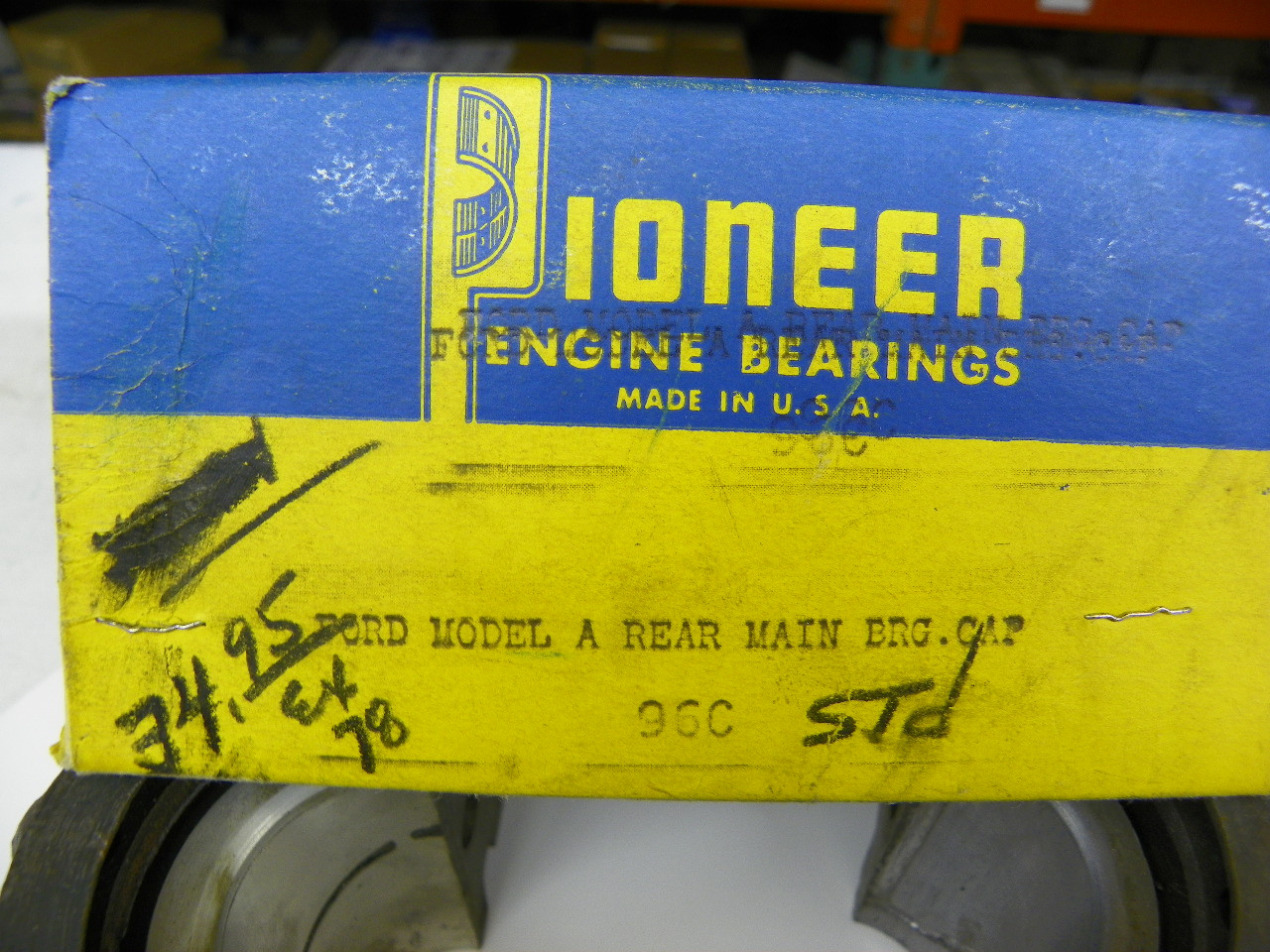 Pioneer 96C NOS Ford Model A Insert Main Bearing Cap Set STD 1928-1931 ...
