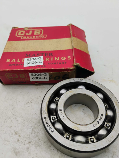 New CJB CJB 5306-G / 6306-G Ball Bearing NOS Made in USA | Old Car ...