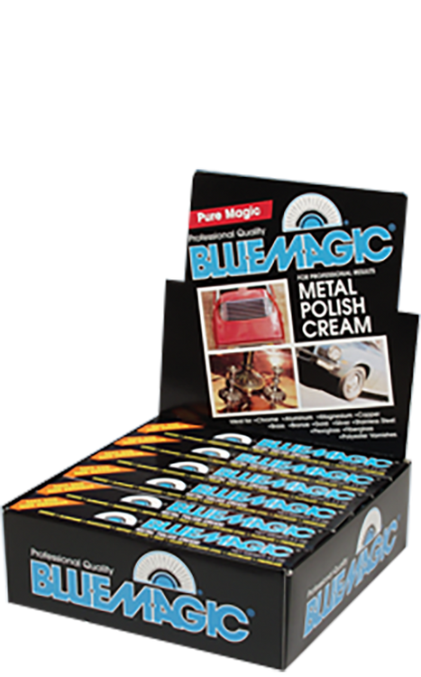 BlueMagic 3.5oz Metal Polish Box Tube Display 100-12