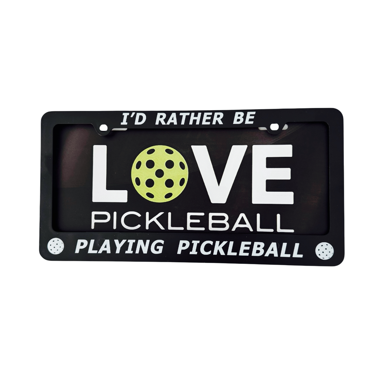 LOVE Pickleball - Vanity Plate & License Plate Frame Combo! | Perfect ...