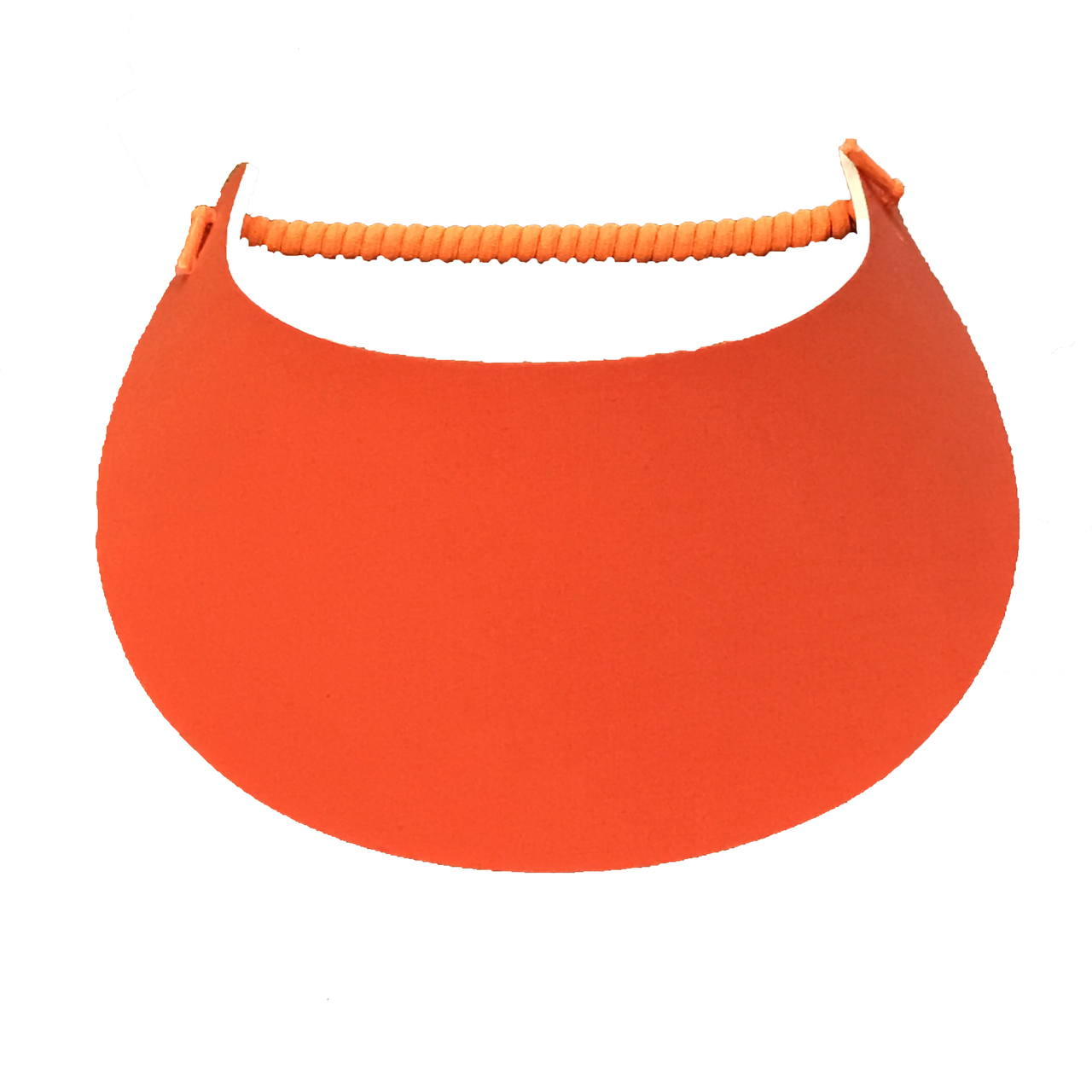 Fashion Fabric Foam Sun Visor - "Orange" - Pickleball Marketplace, LLC