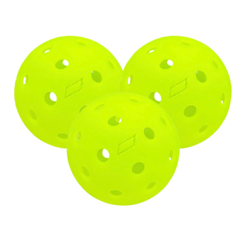 CORE IMPACT Neon 40 Hole Pickleballs | USA Pickleball Approved - 3 pack