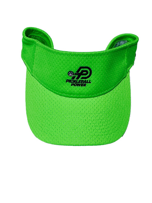 Fashion Cloth Visor - "Athletic Mesh" - Lime Green
