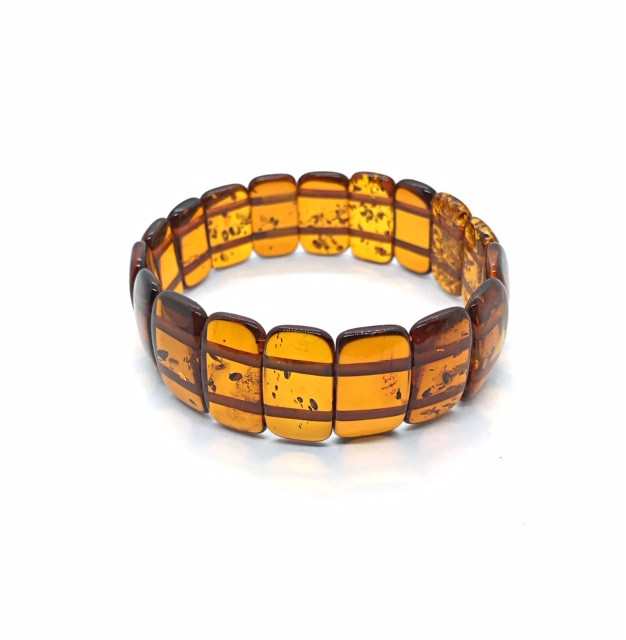 Natural Baltic Amber Stretch Bracelet - Amberman