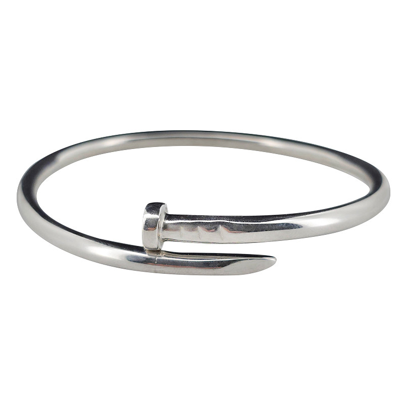 Sterling Silver Nail Cuff Bracelet - Amberman