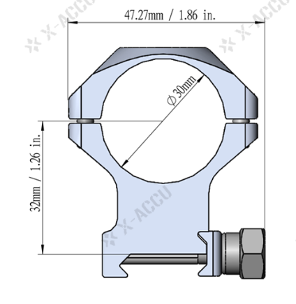 X-Accu - Premium Precision Scope Rings