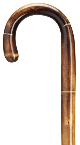 Extra Tall Men's Solid Chestnut Wood Walking Cane - Exquisite Canes