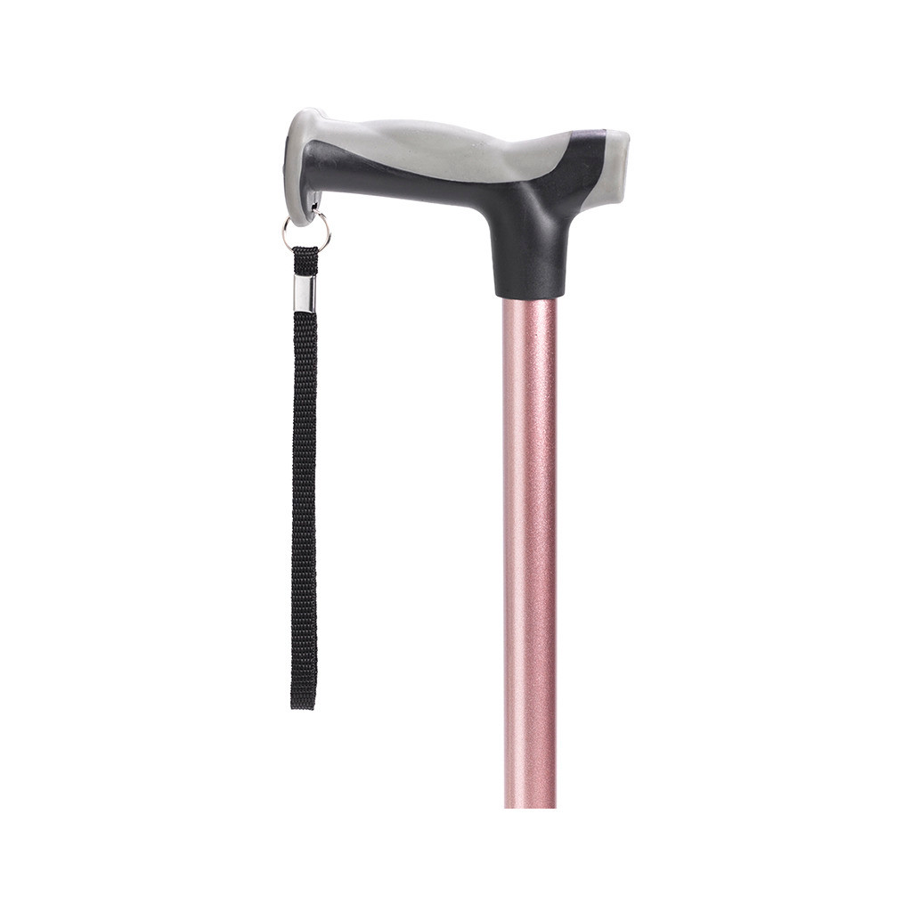 Aluminum Adjustable Comfort Grip Cane-Rose Gold - Exquisite Canes
