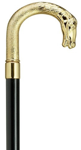 Crook Horse Head Handle Walking Cane - Exquisite Canes