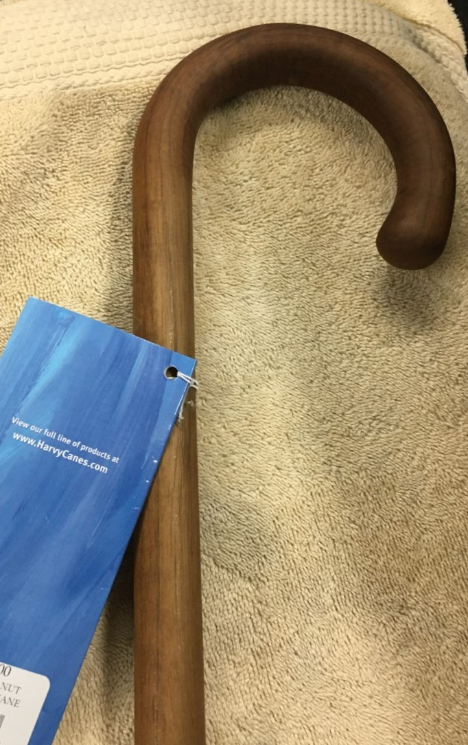 Men's Genuine American Walnut Crook Handle Walking Cane - Exquisite Canes
