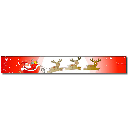 Santa's Sleigh Adjustable Offset Handle Christmas Walking Cane ...