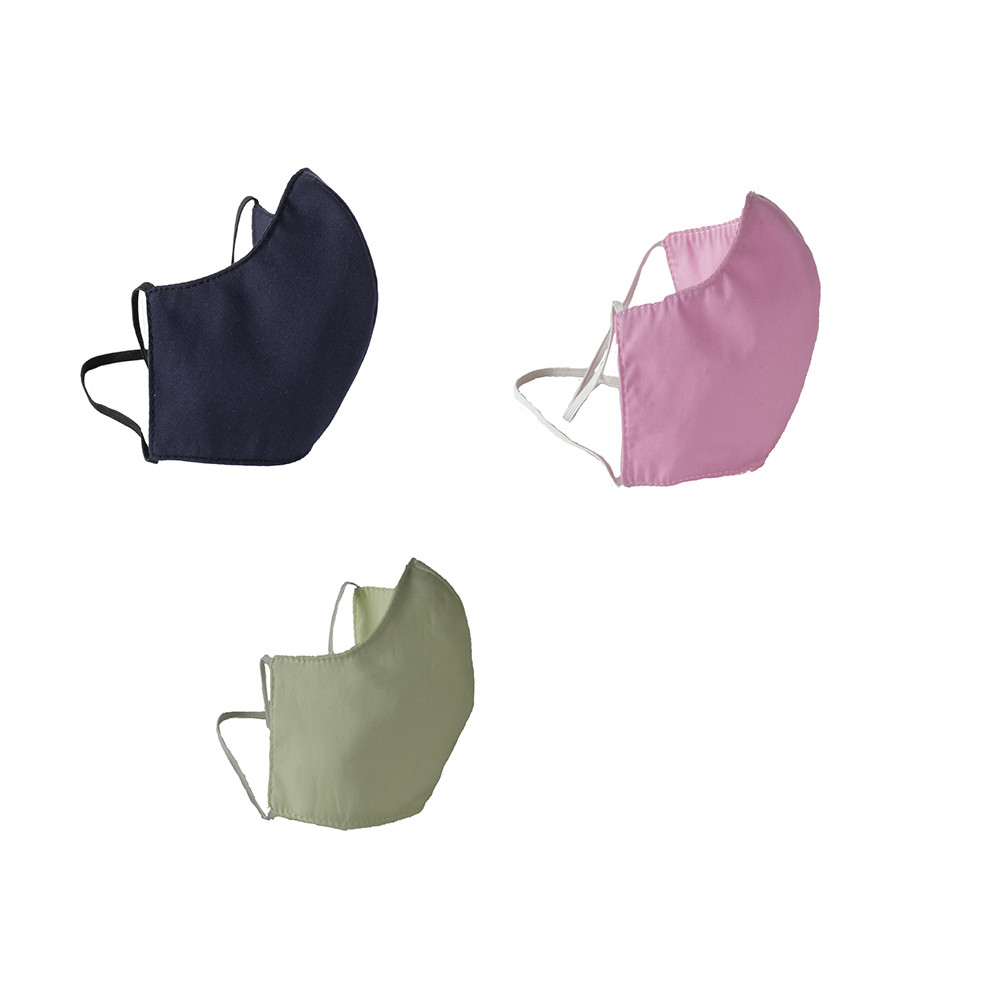 Washable and Reusable Fitted 3 Ply Cloth Face Mask - Exquisite Canes