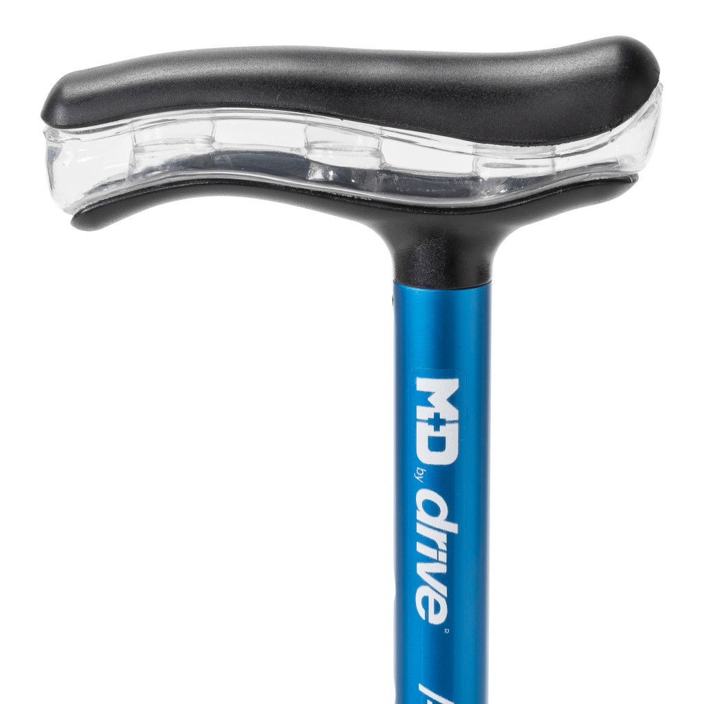 Drive Medical MD by Drive Air-Adjustable Folding Cane Sapphire Blue ...