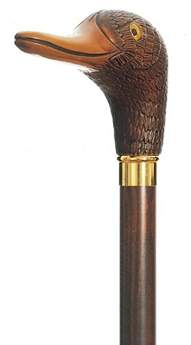 Mallard Duck Head Walking Cane - Exquisite Canes