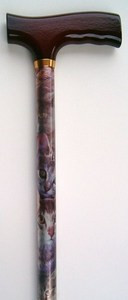 Cats Print Straight Adjustable Walking Cane - Exquisite Canes