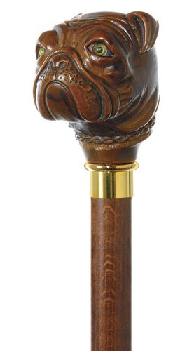 Spike the Bulldog Walking Cane - Exquisite Canes