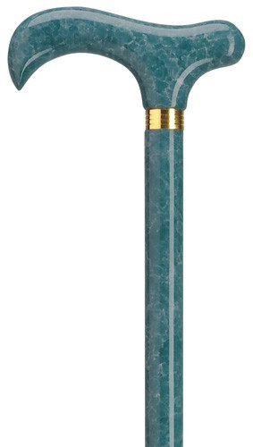 Ladies Sea Foam Print Walking Cane - Exquisite Canes