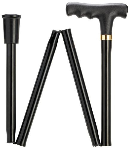 "T" Handle 33" Non-Adjustable Folding Cane - Exquisite Canes