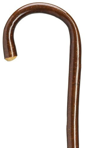 Hazel Wood Ladies Crook Handle Walking Cane - Exquisite Canes