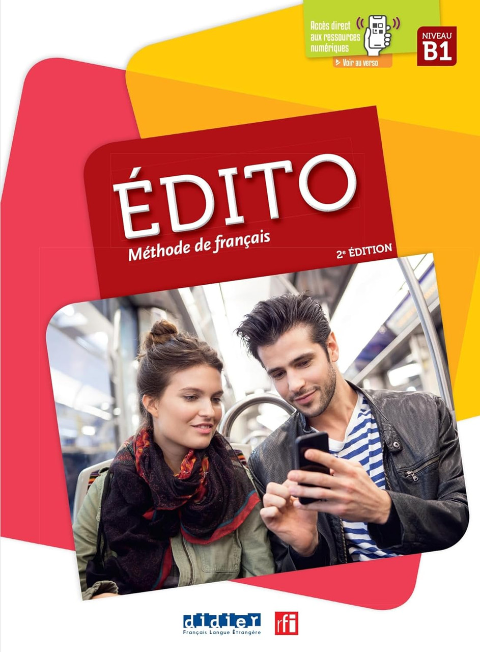 French textbook Edito B1 Methode de Francais Didier 2e | europeanbook.com