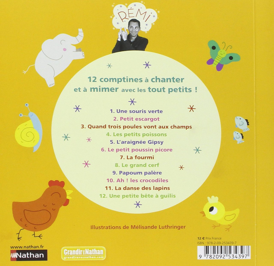 12 comptines a mimer des animaux | europeanbook.com