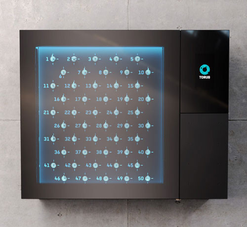 TRS-P-50-050 Torus Electronic Key Cabinet (50 Key Capacity ) - Security ...