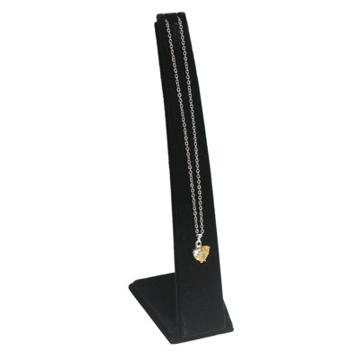 2 Necklace Chain Pendant Display Stand Black Velvet - Zakka Canada