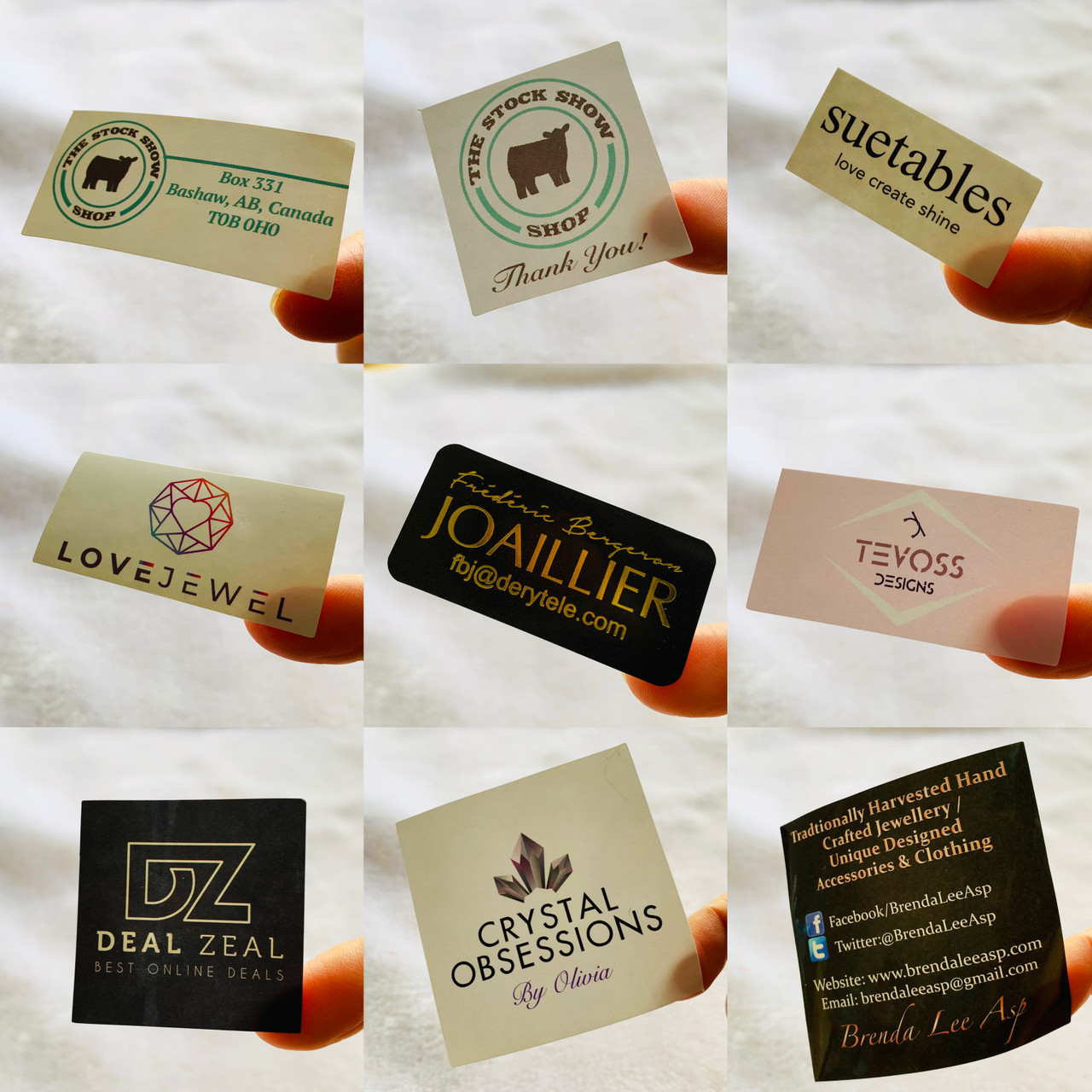Custom Paper Stickers Labels - Zakka Canada