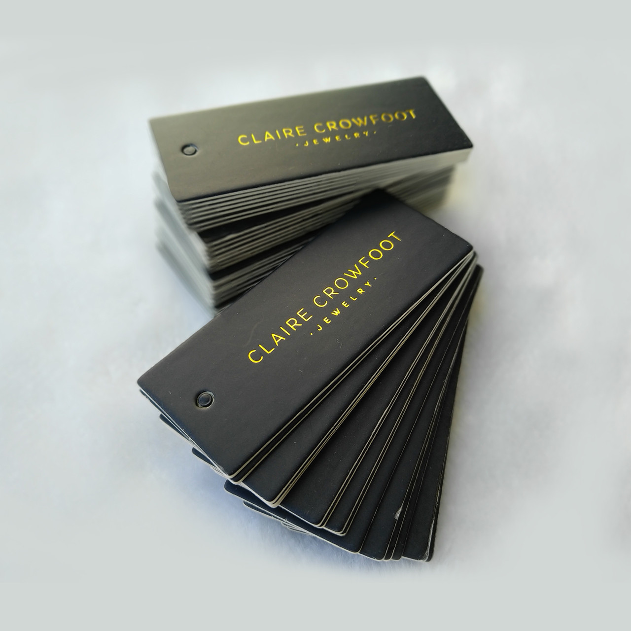 Custom Made Logo Print Paper Tags - Zakka Canada