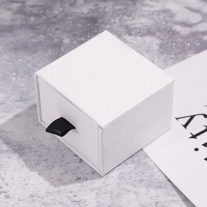 Jewelry Slide Drawer Box Matte White - Zakka Canada