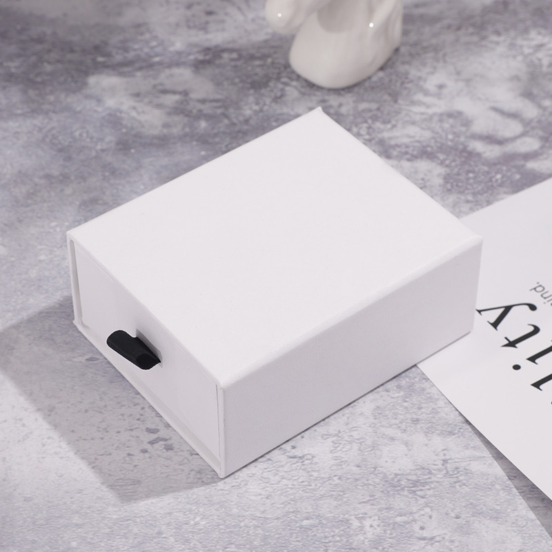 Jewelry Slide Drawer Box Matte White - Zakka Canada