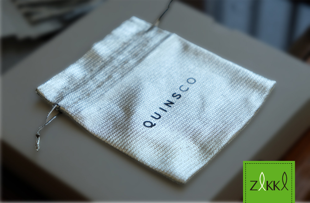 Custom Logo Print Metallic Pouch Bag - Zakka Canada