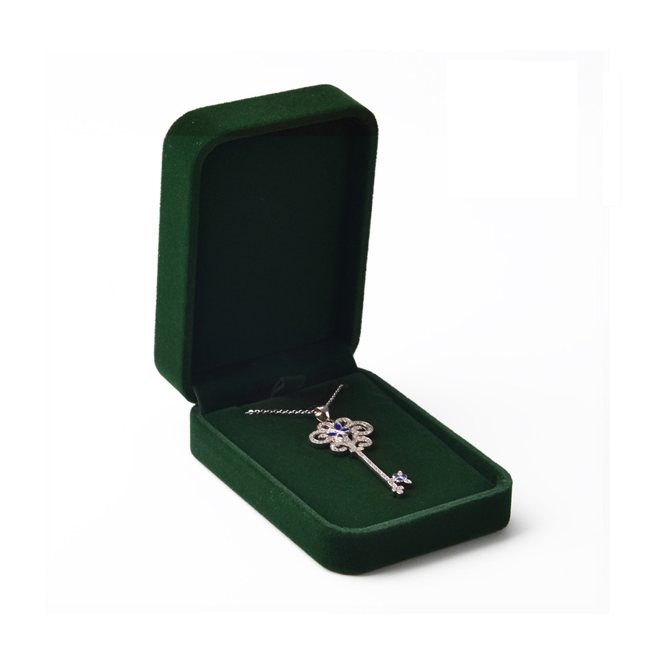 Velvet Jewelry Box Dark Green - Zakka Canada