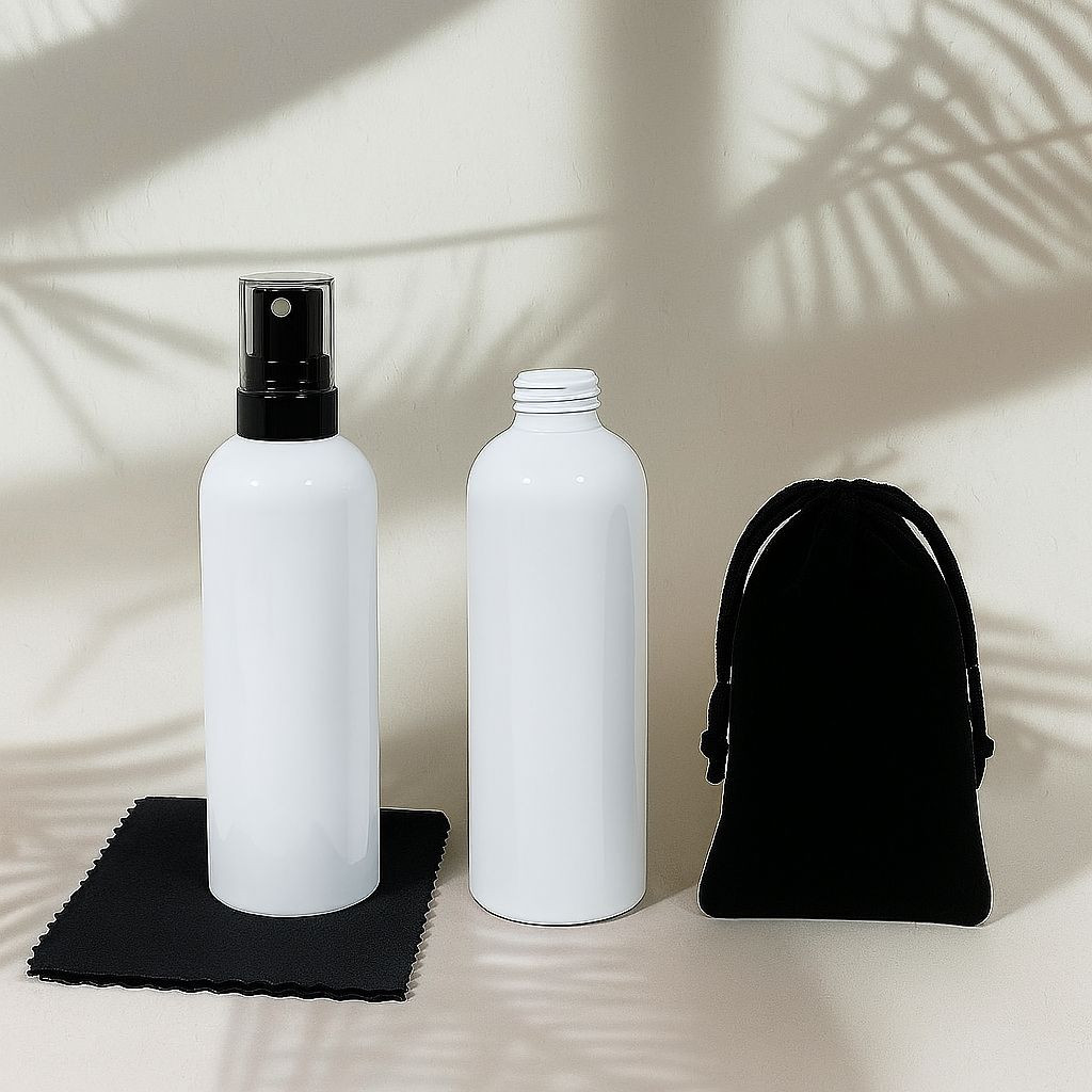 Jewelry Cleaning Care Kit With Spray Bottle And Cloth - Zakka Canada